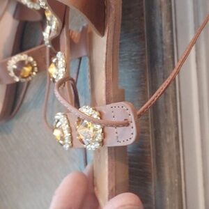 SCHUTZ | Shoes | Schutz Amaris Gladiator Jeweled Wood Womens 665 ...